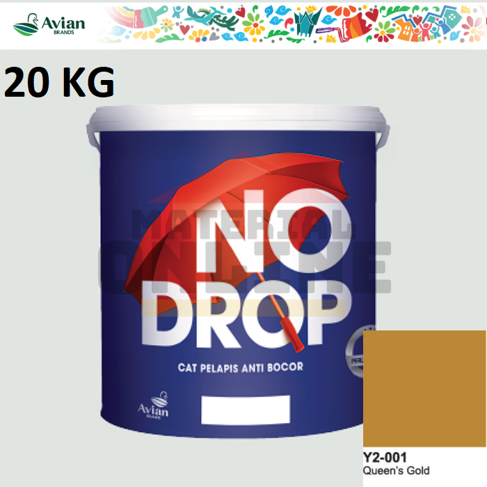Jual Nodrop No Drop Tinting 20kg 20 Kg Y2-001 Queen's Gold pail ...
