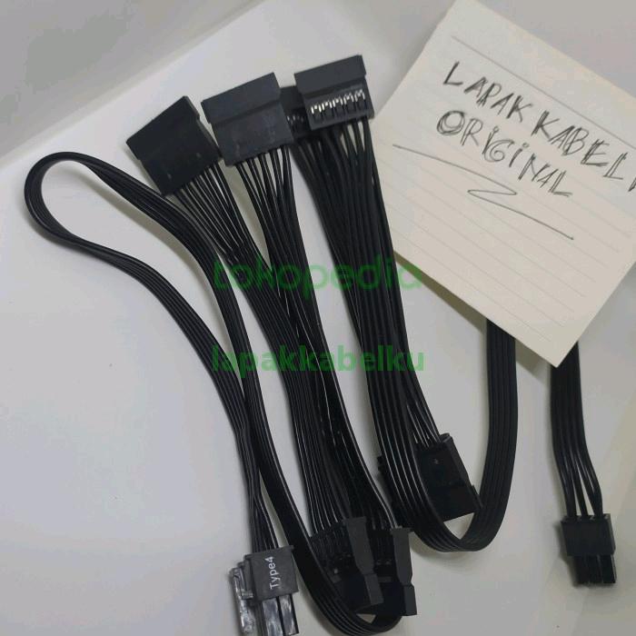 kabel modular corsair sata 8 pin to 4pin sata ( model pipih) - Shop ...