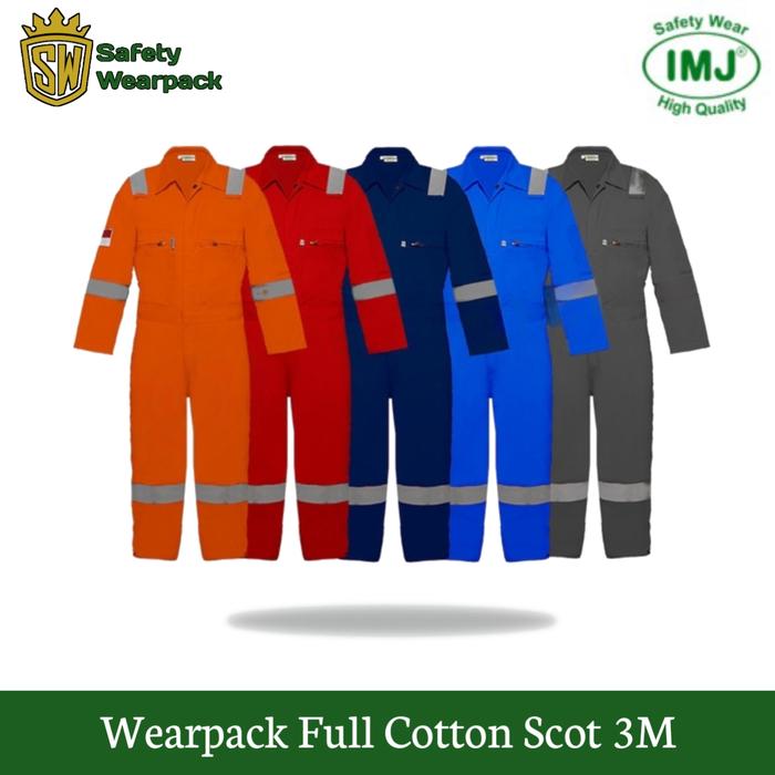 Jual Wearpack Safety / Baju Kerja / Seragam Kerja IMJ Full Cotton Scot ...