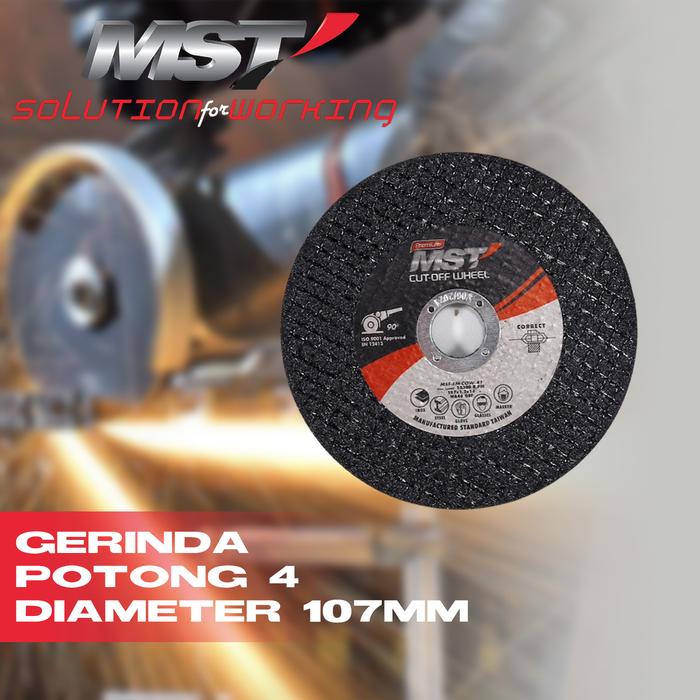 Promo MST Batu Grinda Potong 4" Besi Stainless CUT-OFF WHEEL 107x1 ...