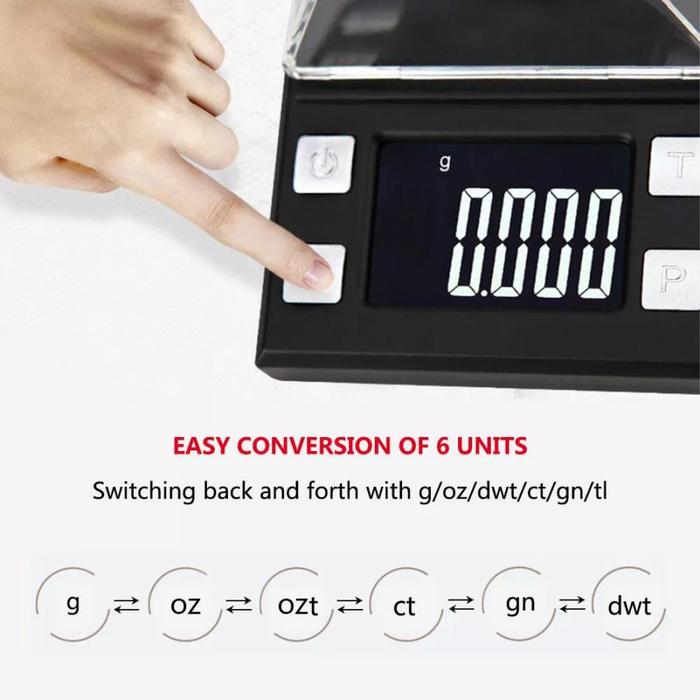 Jual Timbangan Kecil Mini Pocket Scale Digital 0,001gr 0.001G - 100G ...
