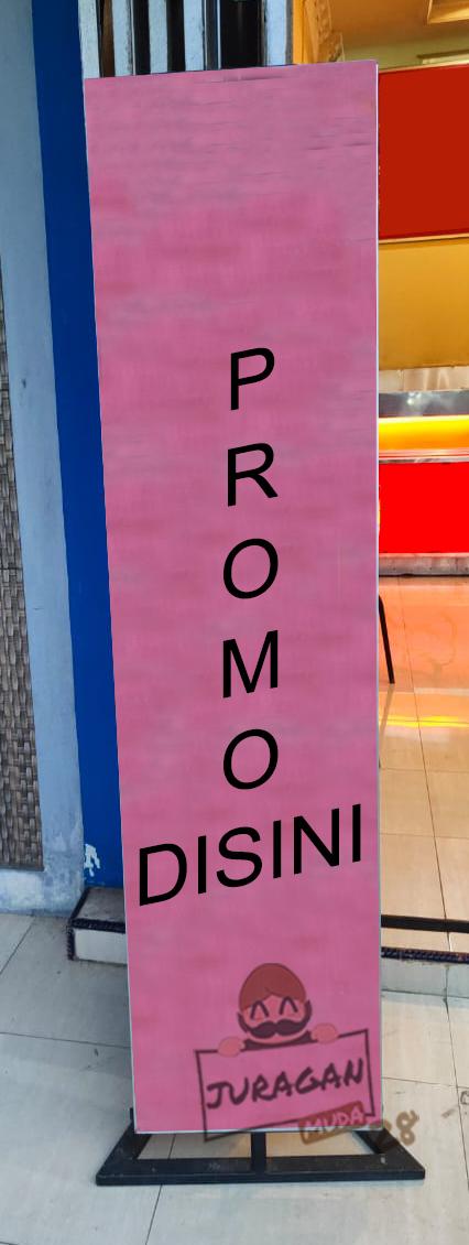 Jual Standing Banner Besi Hollow Berdiri versi 2 - 50x75 - Kab. Klaten ...