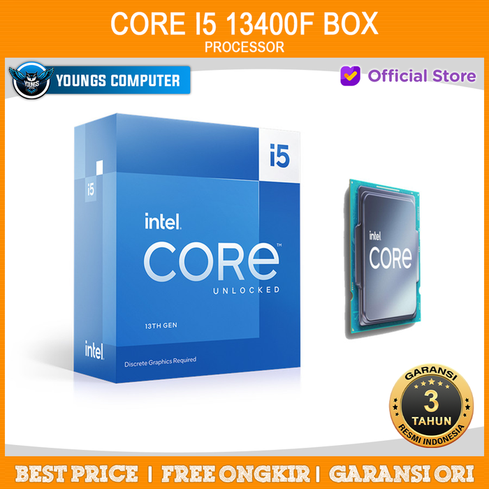 Promo PROCESSOR INTEL Core i5 13400F Box Raptor Lake LGA1700 up to 4 ...