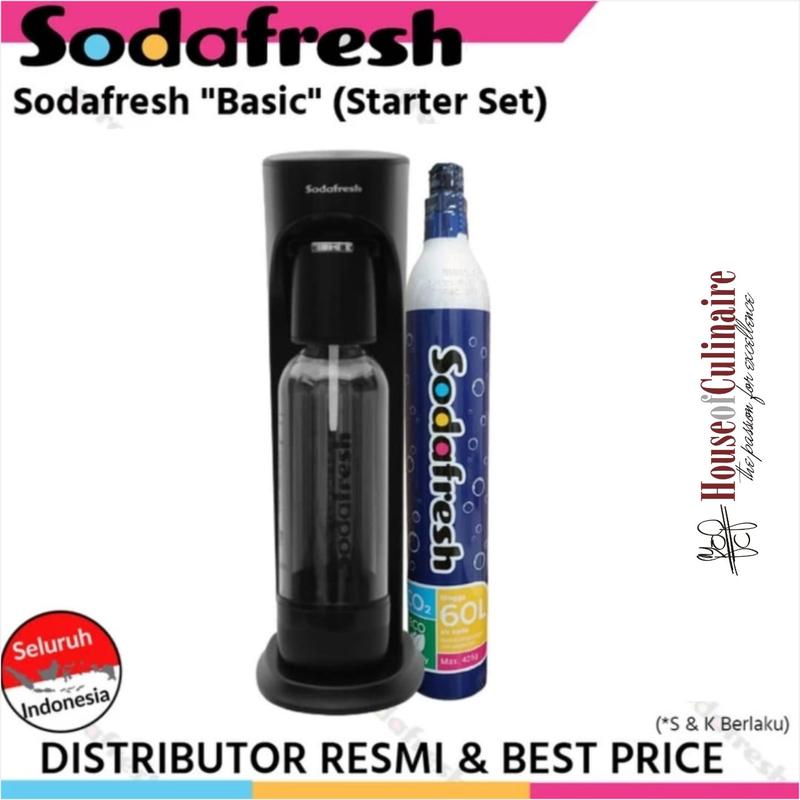 Soda Fresh Soda Maker - Starter Set - Black DrinkMate Style - Shop ...