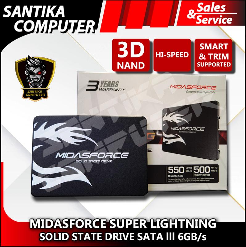 SSD MIDASFORCE 120GB 128GB 240GB 256GB 512GB 1TB 2TB - SSD SATA - Shop ...