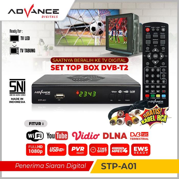 Jual STB TV Digital | Advance STP Set Top Box Receiver | Full HD Kabel ...