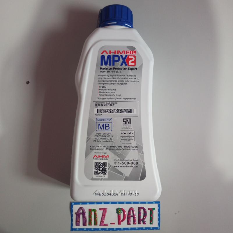 PROMO Oli MPX2 800 ml AHM Oil Matic MPX 0.8L ORIGINAL - Shop | Tokopedia