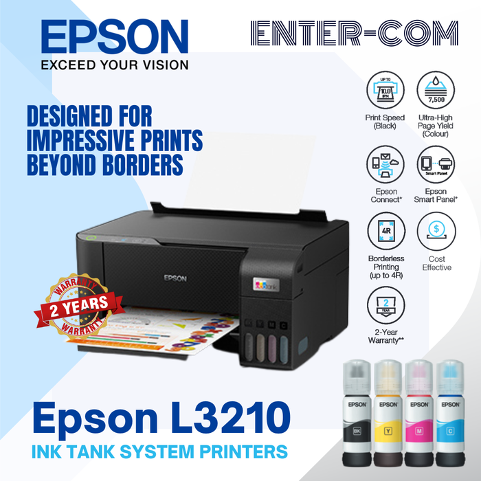 Jual PRINTER EPSON L3110 - L3210 - L3110, Original Ink - Jakarta Utara ...