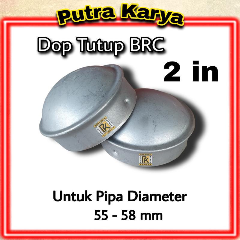 Dop tutup tiang pagar brc 2 inch Topi pipa galvanis dua in - Shop ...