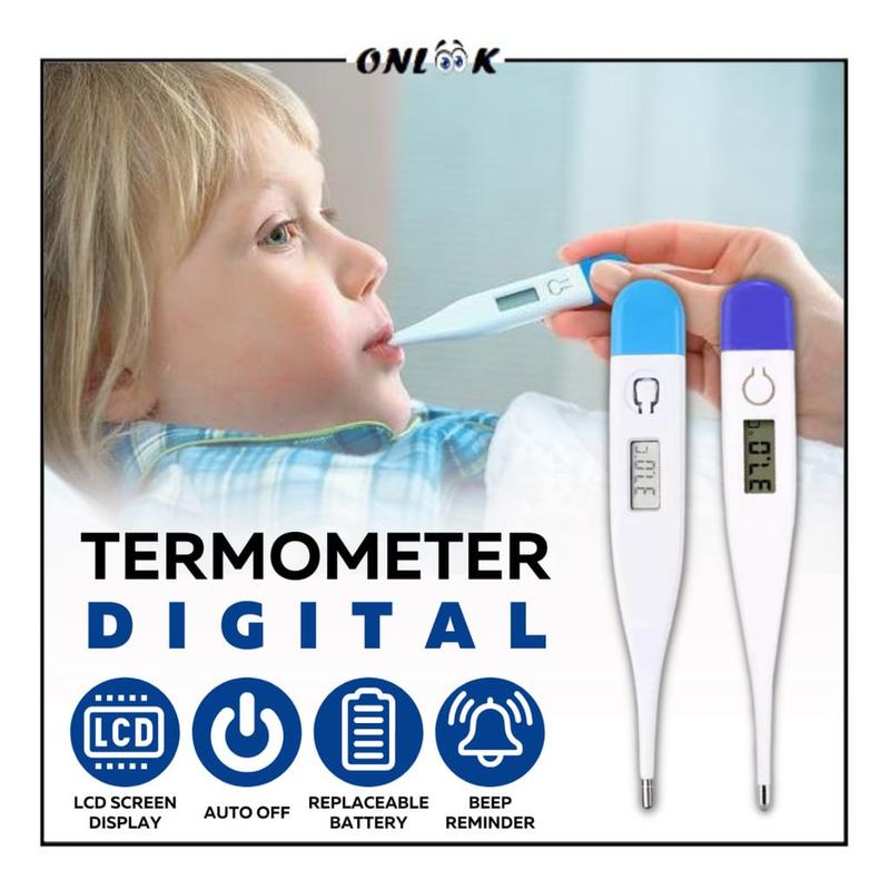 Ternometer Suhu Badan Bayi Digital Termometer Digital Anak dan - Shop ...