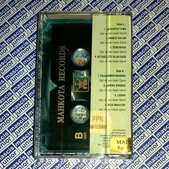 Kaset Pita Lagu Qasidah Hj. Nur Asiah Djamil - Menuntut Ilmu Vol. 3 ...