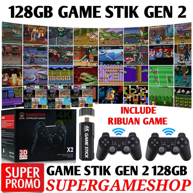 HD 4K Gen 2 Game Stick GEN 2 TV Retro Game Controller Gamepa - Shop ...
