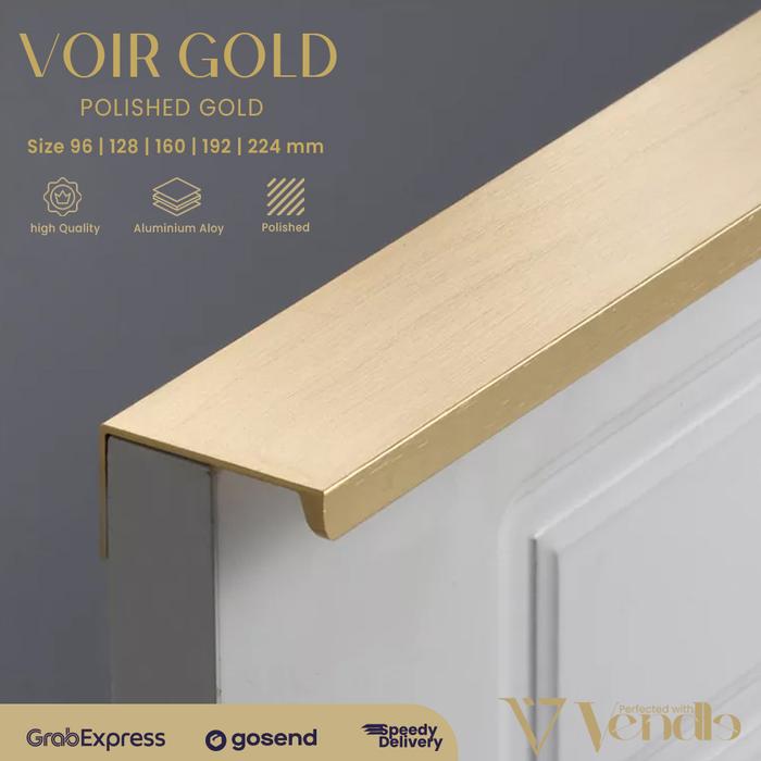 Jual Handle Pintu Lemari Emas - Tarikan Laci Gagang Kabinet Minimalis ...