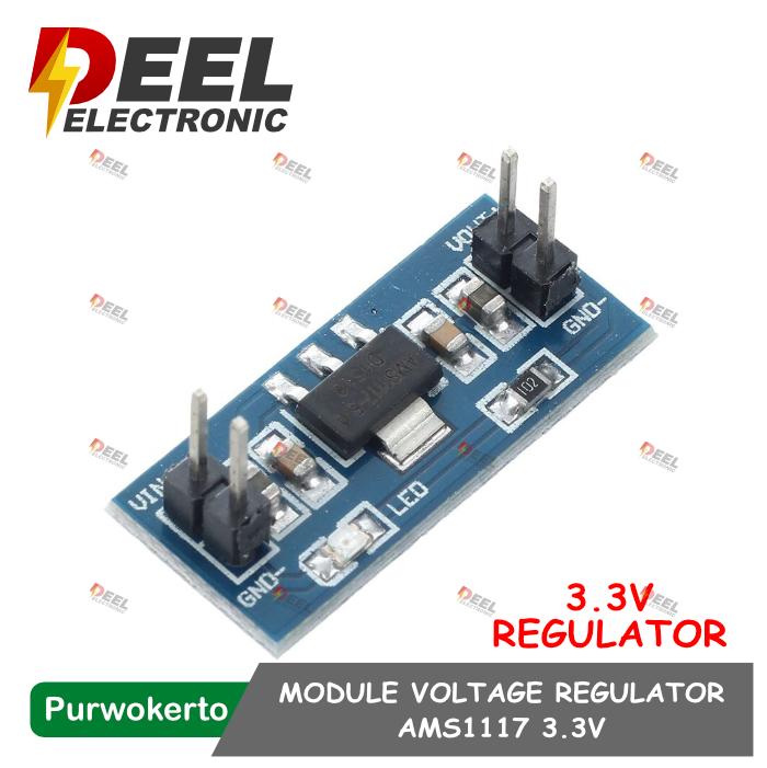 REGULATOR STEPDOWN AMS1117 3.3V MODULE VOLTAGE REGULATOR PSU - Shop ...