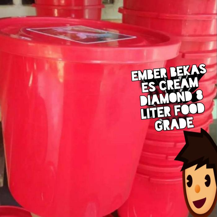 Jual ember ex es krim diamond food grade 10 pcs - Kota Tangerang ...