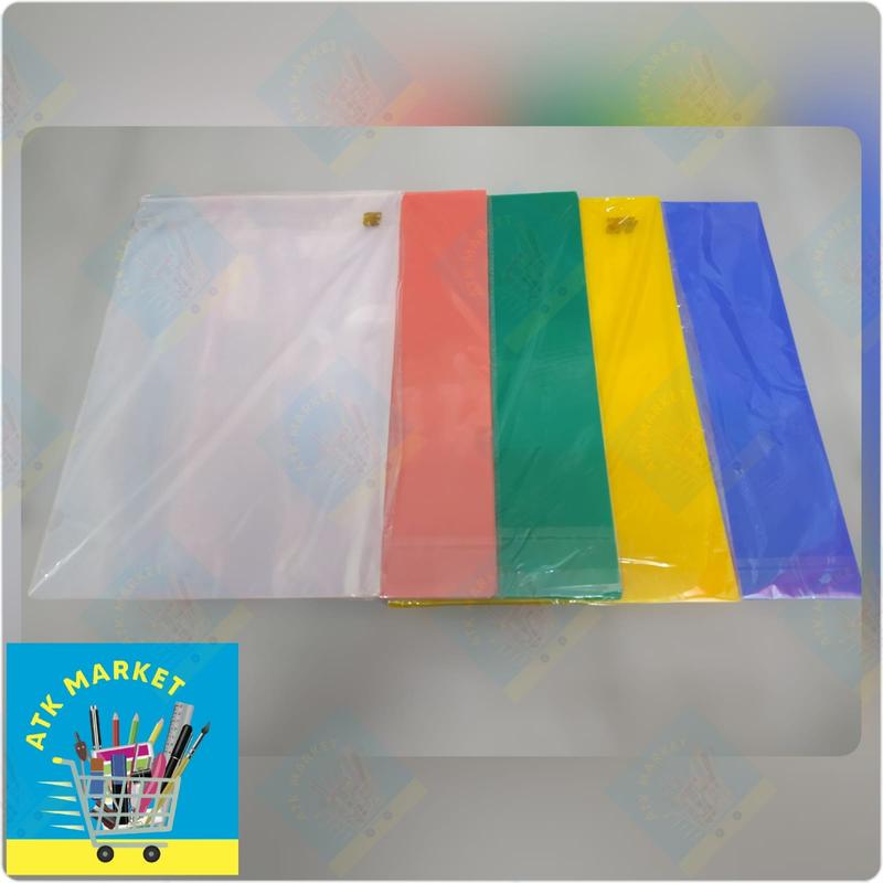 Map L Folio F4/ Clear Sleeves Folio F4/ Map plastik L Folio F4 Bening ...