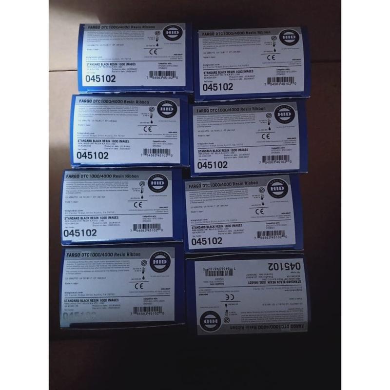 RIBBON BLACK STANDAR ID CARD FARGO DTC1000 / DTC1250E ( PN. 045102 ...