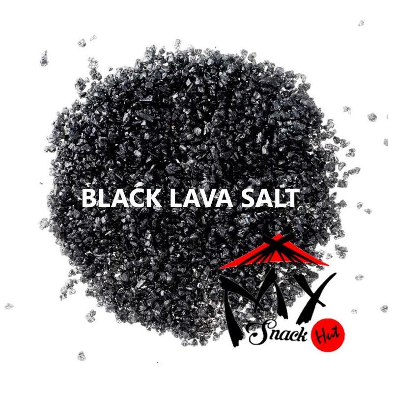 GARAM LAVA HITAM 50GR - BLACK HAWAIIAN SEA SALT - ACTIVATED COCONUT ...