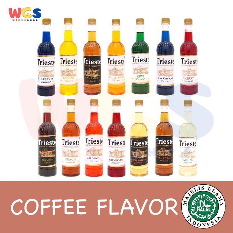 Syrup Trieste Premium - Varian Coffee Flavours - 650 ml - Shop | Tokopedia