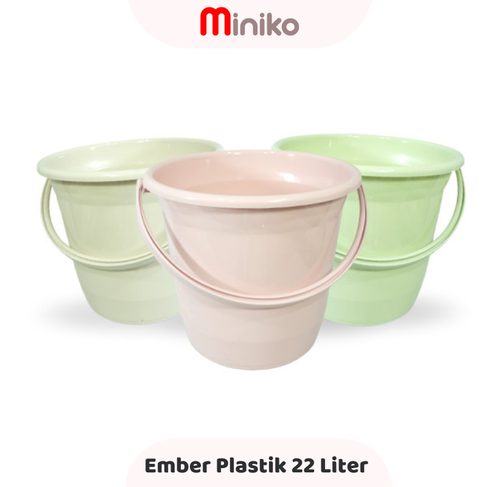 Promo Ember Plastik 22Liter - Bucket Premium - Merah Muda, 23 liter ...