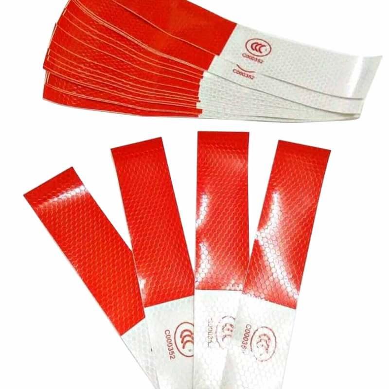 GROSIR Sticker reflektor Truk bak Safety Reflective Stiker Merah - Shop ...