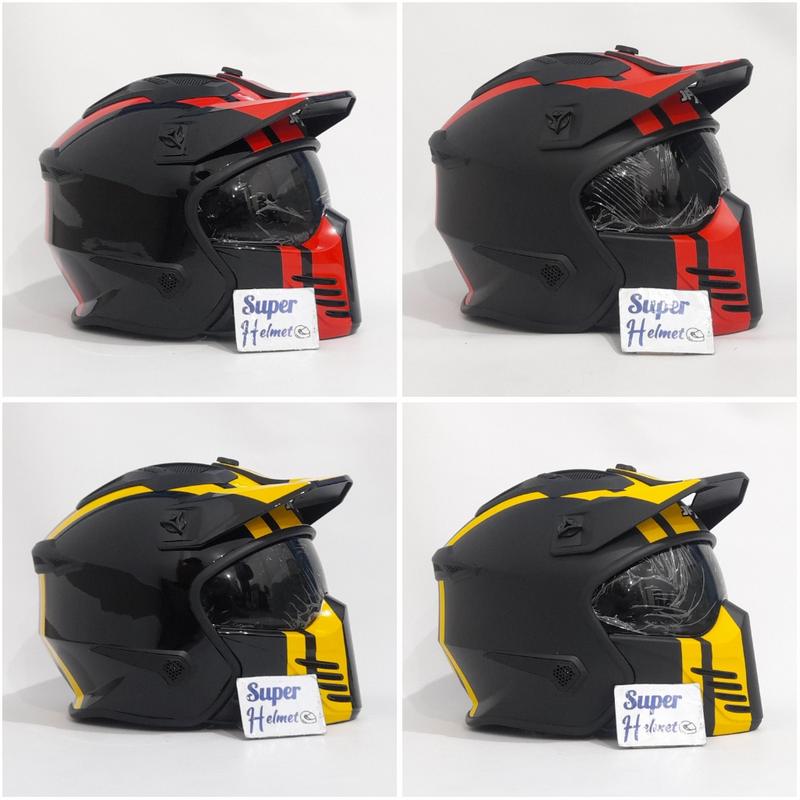 Helm JPX MX 726R Motif MX04 MARZ (ongkir 2kg) - Shop | Tokopedia