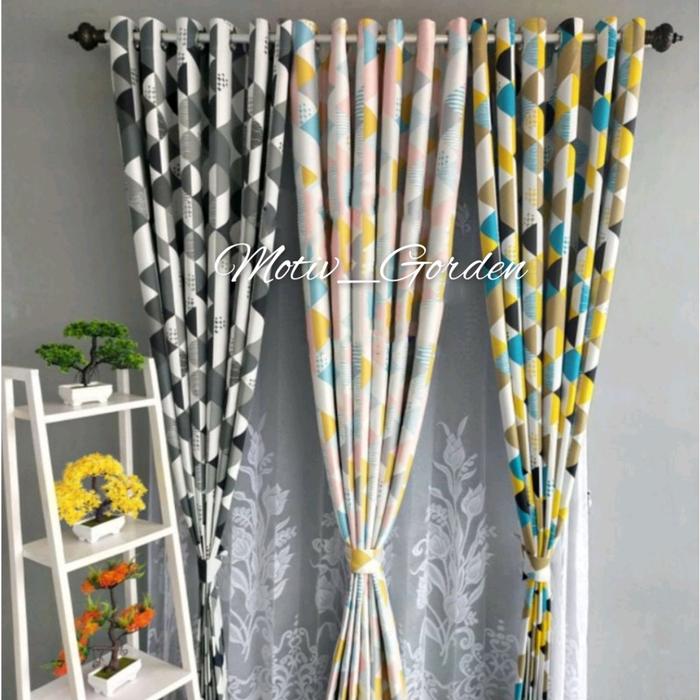Promo GORDEN JENDELA -HORDENG PINTU -MOTIF SEGITIGA -HORDENG-TIRAI ...