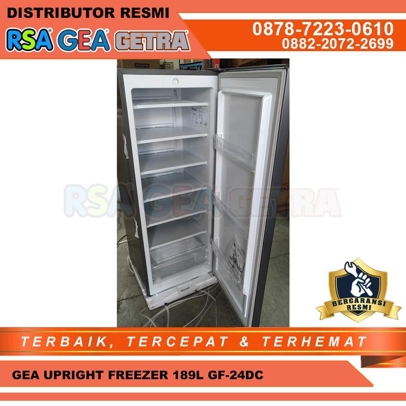 UPRIGHT FREEZER / KULKAS PEMBEKU MAKANAN GEA GF-24DC 189 LITER - Shop ...