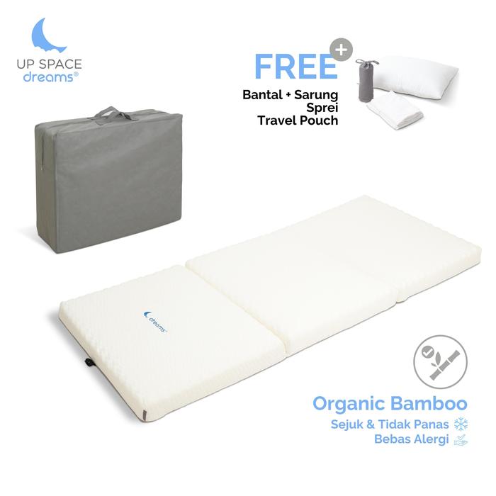 Promo Mate Folding Bed / Kasur Bambu Lipat / Matras travel / Bamboo ...