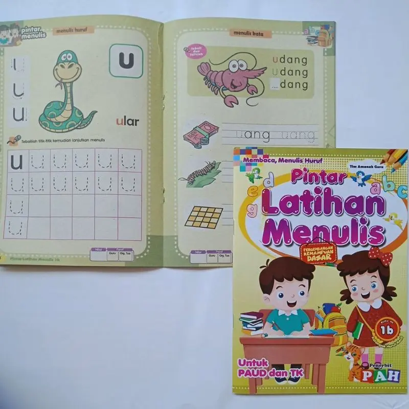 Buku Pintar Latihan Menulis Untuk Anak PAUD TK PAH 1B - Shop | Tokopedia