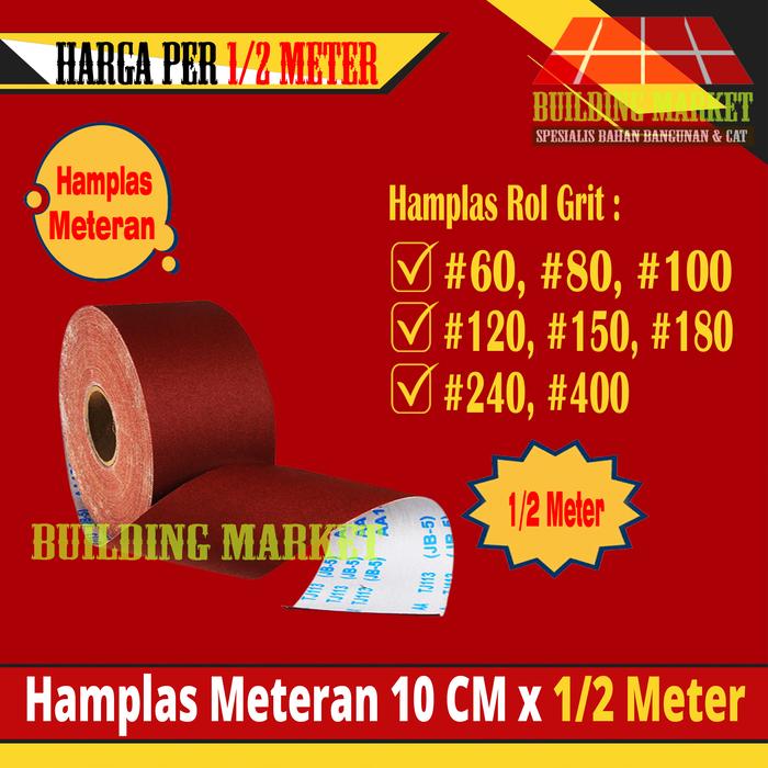 Jual Hamplas / Amplas Meteran 10 cm x 50 cm - #400 - Kota Bandung ...