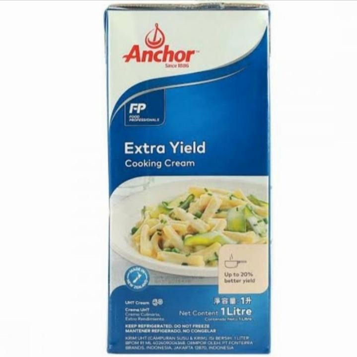 ANCHOR EXTRA YIELD CREAM 1LTR, CREAM CAIR CAMPURAN MAKANAN DLL - Shop ...