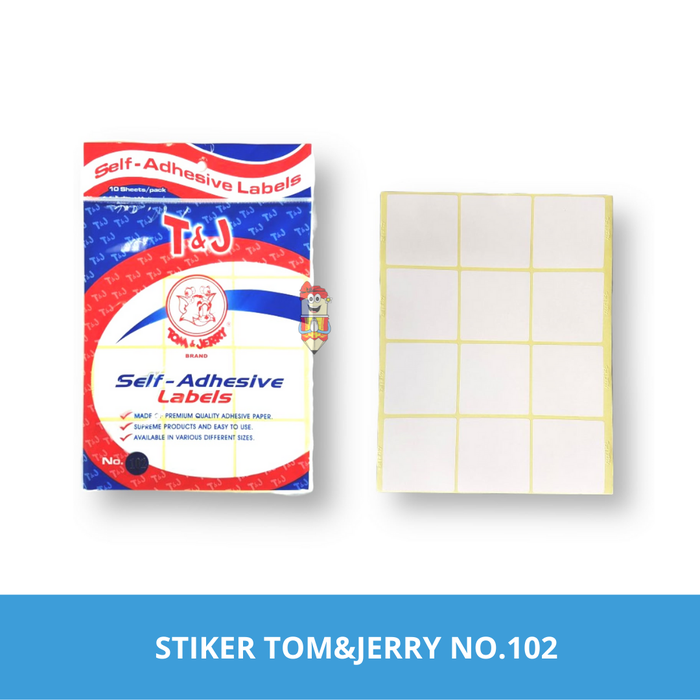 Jual Stiker Label / Sticker Label Tom & Jerry - No.112 - Kota Denpasar ...