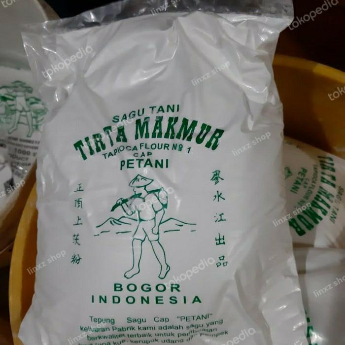 TEPUNG SAGU TANI TIRTA MAKMUR CAP PETANI 1 KG / SAGU 1 KG - Shop ...