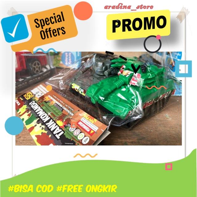 Mobil Tank Mainan Anak Edukasi 2 3 4 Tahun Mainan Tank Tentara Militer ...