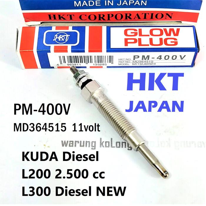 Jual Glow Plug L300 Diesel New KUDA L200 25 busi pemanas HKT Jepang ...