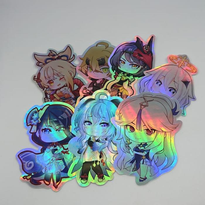 Jual Stiker Anime Game Ganshin Impact - Stiker Genshin Impact Part 3 ...