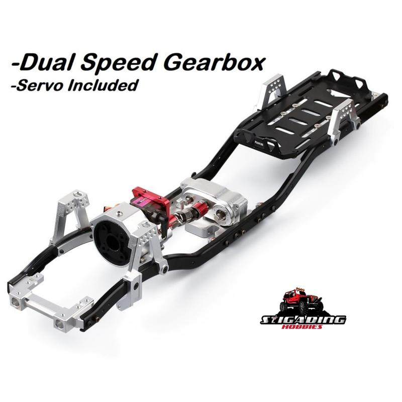INJORA AUSTAR 313mm DUAL SPEED FULL METAL FRONT GEARBOX KIT ADVENTURE ...