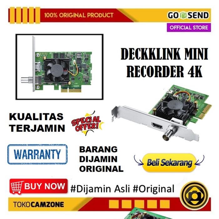 Promo Blackmagic Design DeckLink Mini Recorder 4K Cicil 0% 3x - Jakarta ...