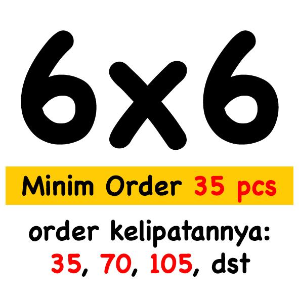 Jual Ukuran 6x6 cm Label Stiker Kromo (Cetak Plus Cutting) - CUSTOM ...