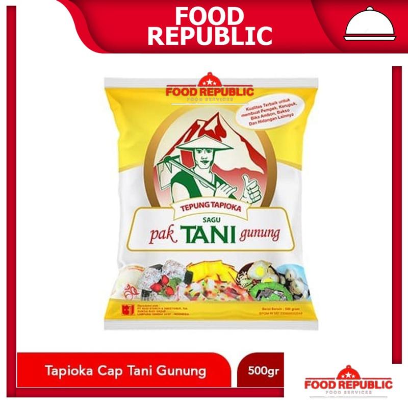TEPUNG TAPIOKA CAP TANI GUNUNG 500 GR SAGU FLOUR TAPIOCA HALAL PREMIUM ...