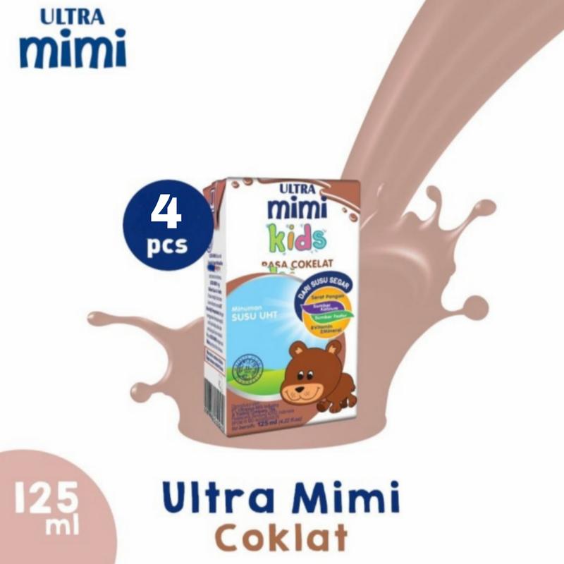 ULTRA MIMI SUSU CAIR UHT CHOCOLATE TPK 125mL - Shop | Tokopedia