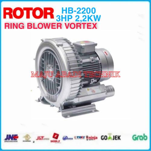 Aerator Ring Blower Udara /Blower Vortex ROTOR HB-2200 3HP 2,2KW - Shop ...