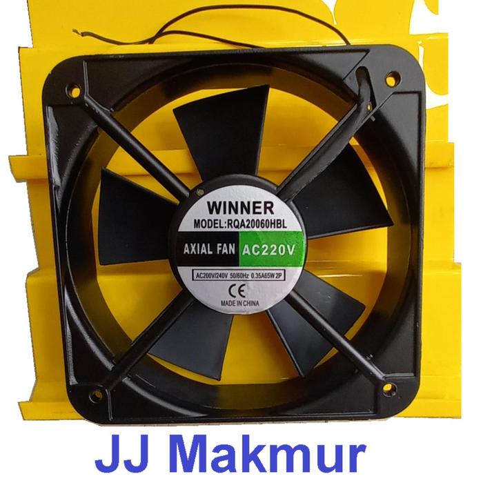 Jual Cooling Fan Winner Metal 20x20cm 220V AC Kipas Angin Besi Kotak ...