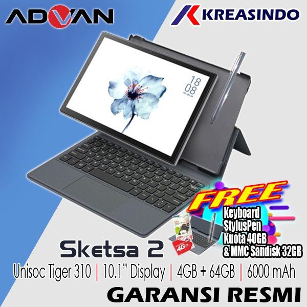 Promo Advan Tablet Sketsa2 / Sketsa 2 10 inch 4/64 Ram 4GB Rom 64GB ...