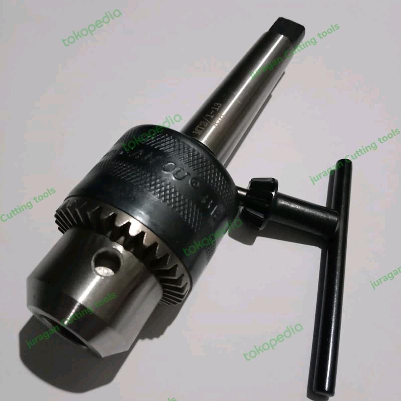 Chuck drill atau kepala bor 1-13mm MT2 untuk BV20 set arbor - Shop ...