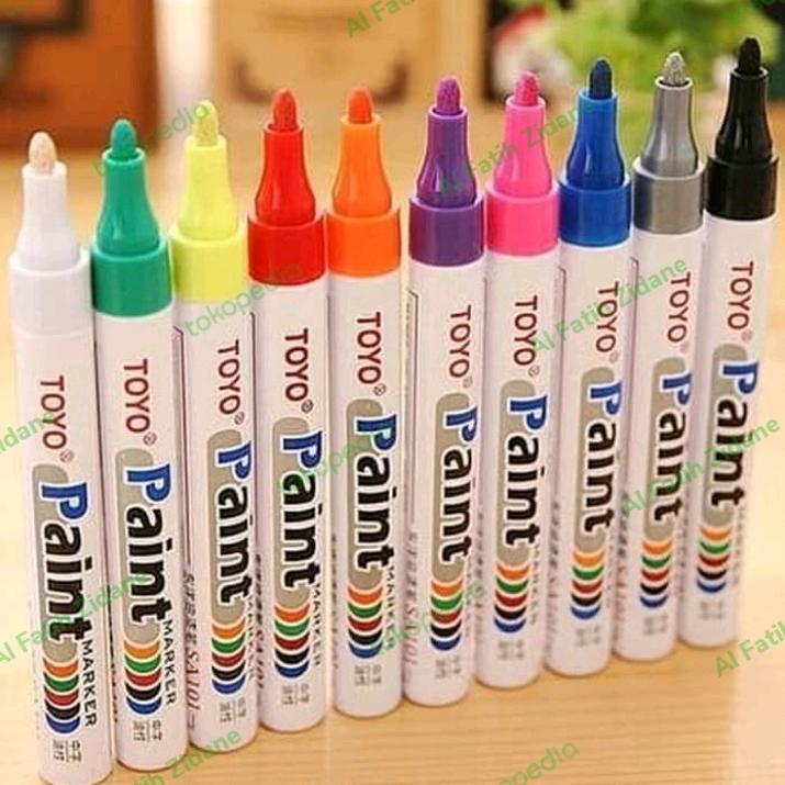 Spidol Ban Toyo/Paint Marker Toyo Original - Shop | Tokopedia