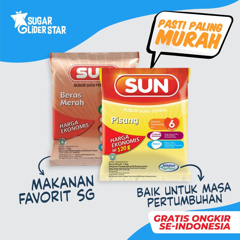 BUBUR SUN SUSU CEREAL / MAKANAN HARIAN SUGAR GLIDER / BERNUTRSI - Shop ...