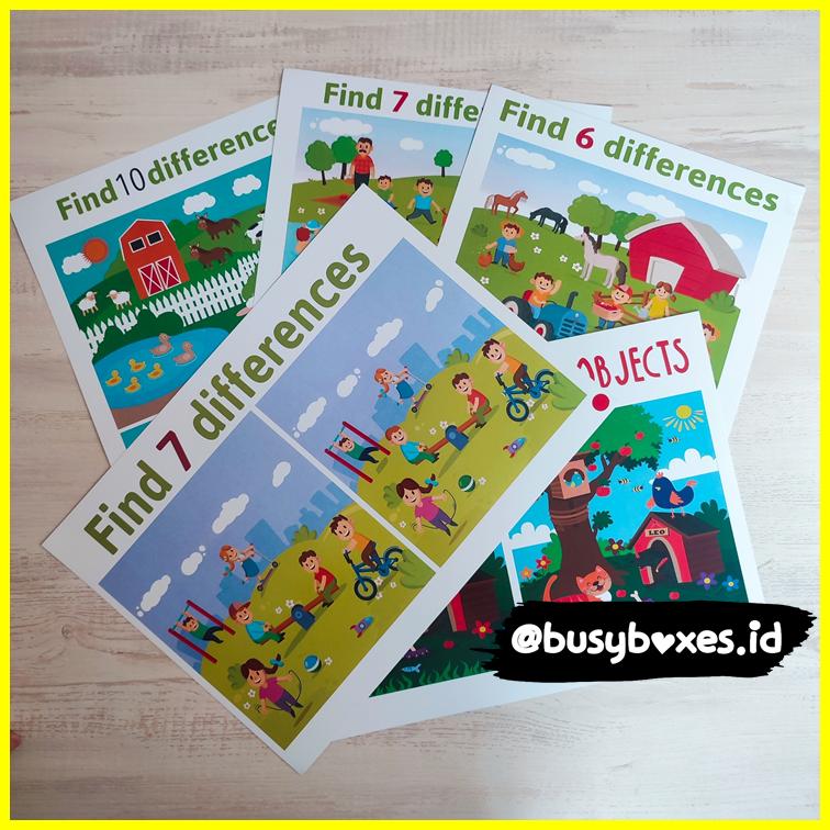 [busyboxes.id] Mainan Edukasi preschool wipe clean mencari i - Shop ...