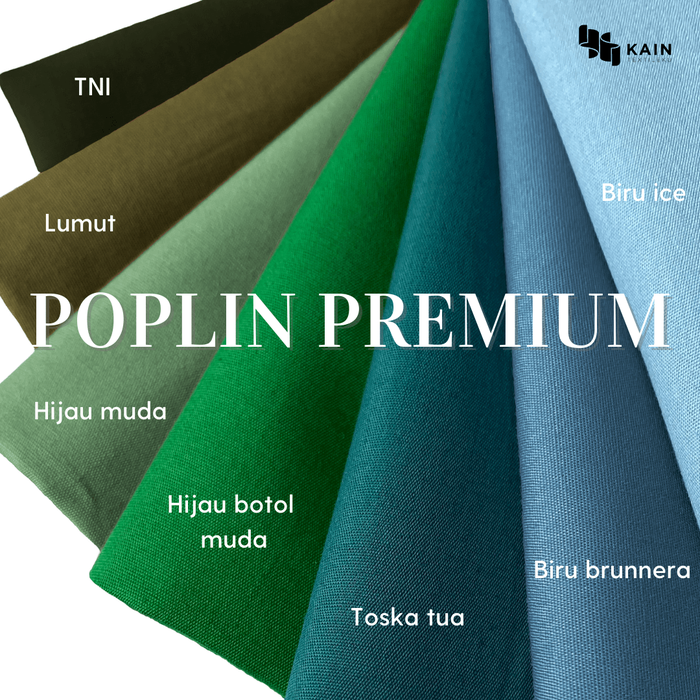 Jual Bahan Kain Cotton Poplin Premium per 0.5 meter - Lumut - Kota ...